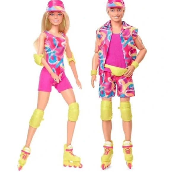 Barbie | Toys | New Barbie The Movie In Line Skating Dolls Barbie And ...